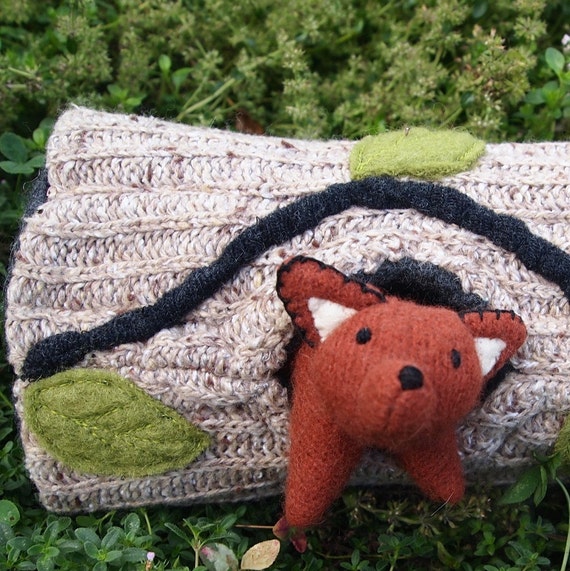 Hollow Log Animal Home by EvesLittleEarthlings on Etsy