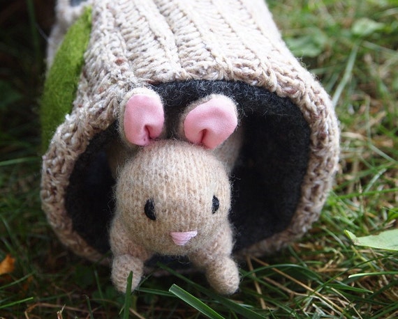 Hollow Log Animal Home