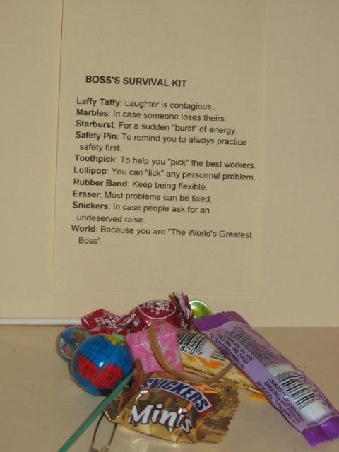 BOSS'S SURVIVAL KIT SALES