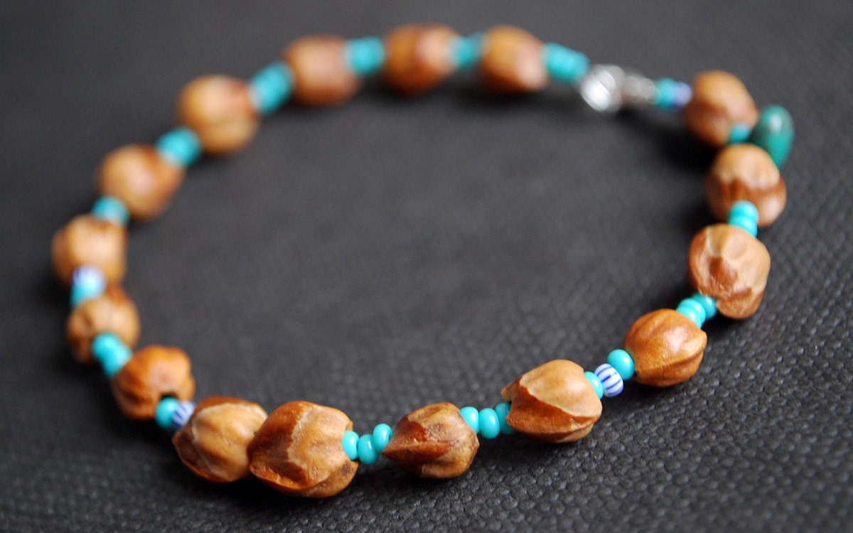 Ghost Beads Cedar Berry Bracelet Native American Tradition