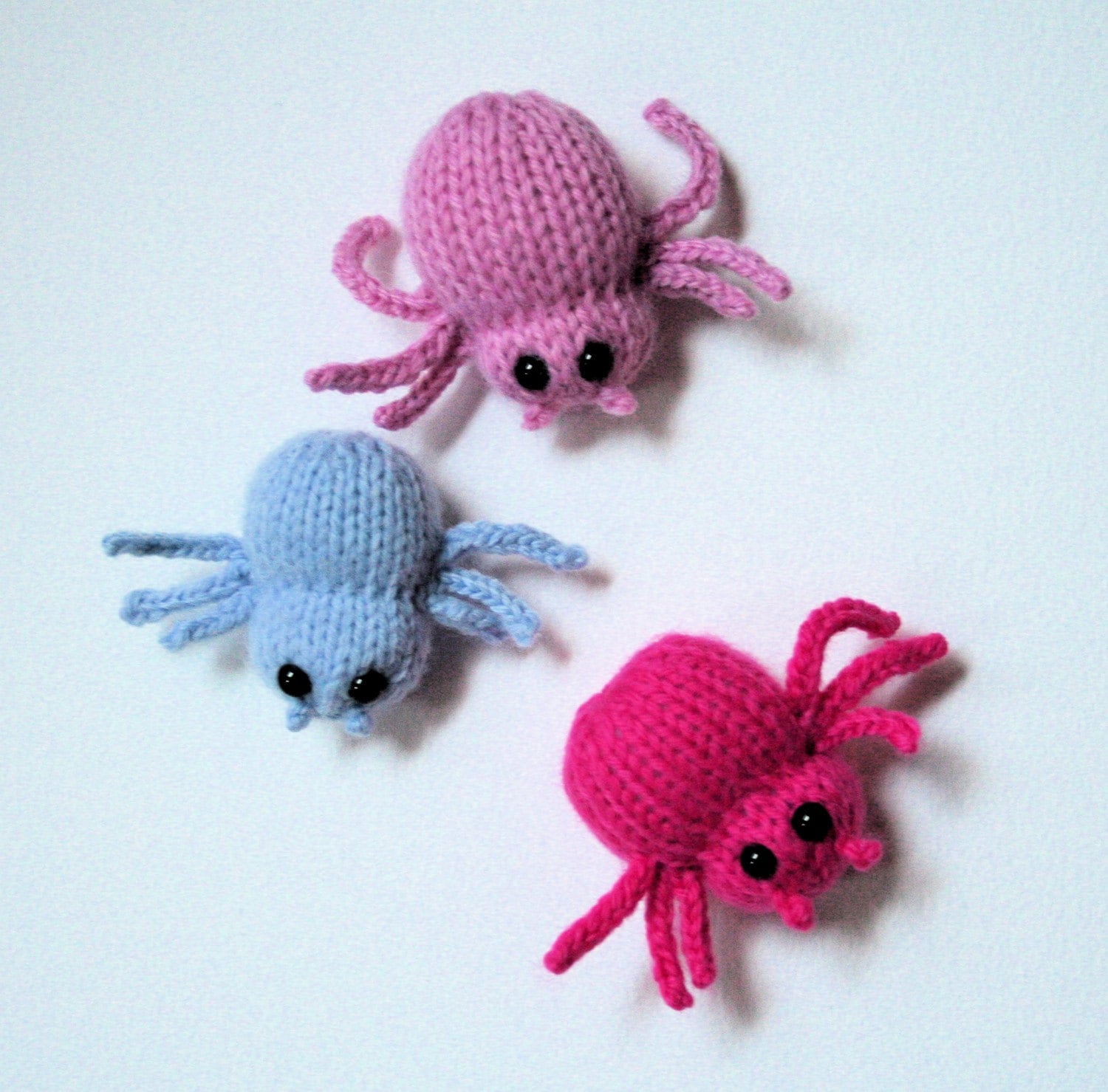 Knit your own friendly little bugs pdf pattern by ButterflyLove1