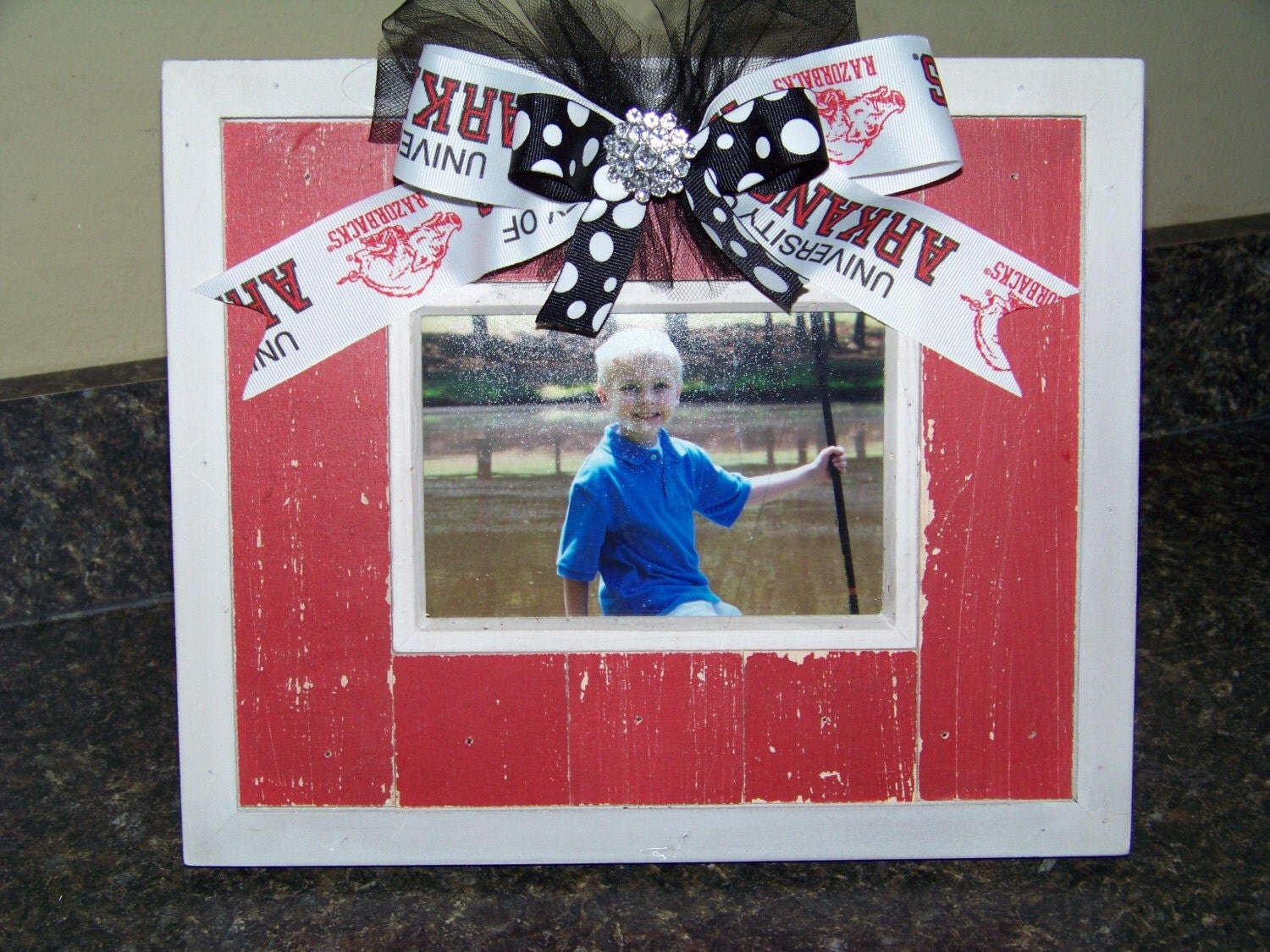 Arkansas Razorback Wooden Frame