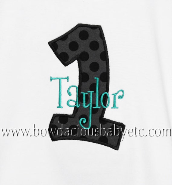 Items similar to Personalized Birthday Boy Shirt, Number, Monogrammed ...