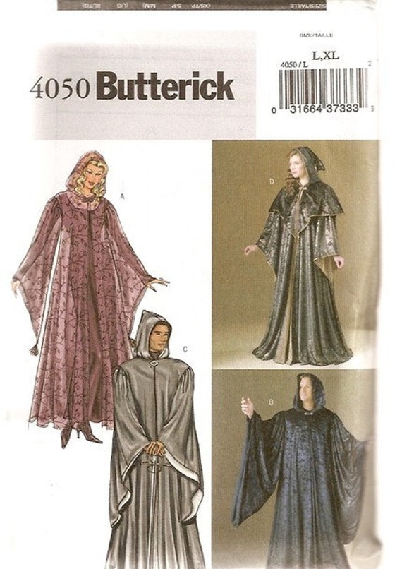 Halloween Costume Size L XL XXL Butterick by CelwinsCloset
