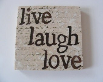 Popular items for live laugh love hope on Etsy