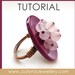 Button Ring Tutorial Button Jewelry Tutorial Button Pattern