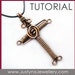 Cross Tutorial Wire Cross Pattern Wire Wrapping Pendant
