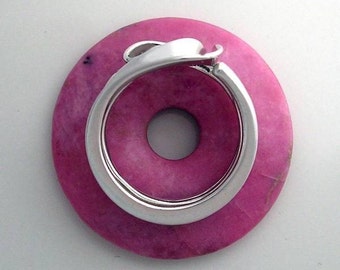 Moon Star Energy Ring in 12 Gauge Sterling Silver by isidro