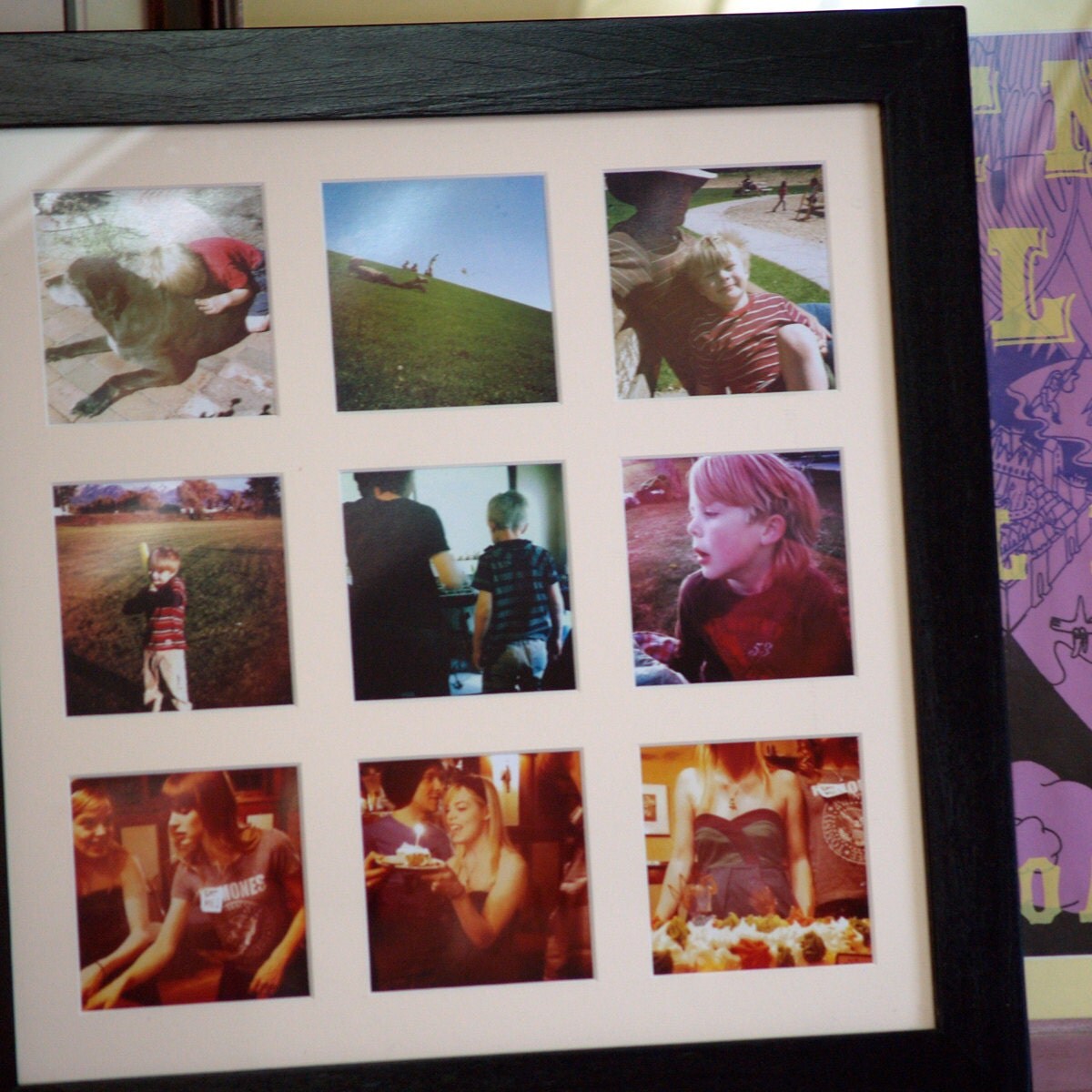 16x16 Picture Frame in 1.5 Standard Style with Mat