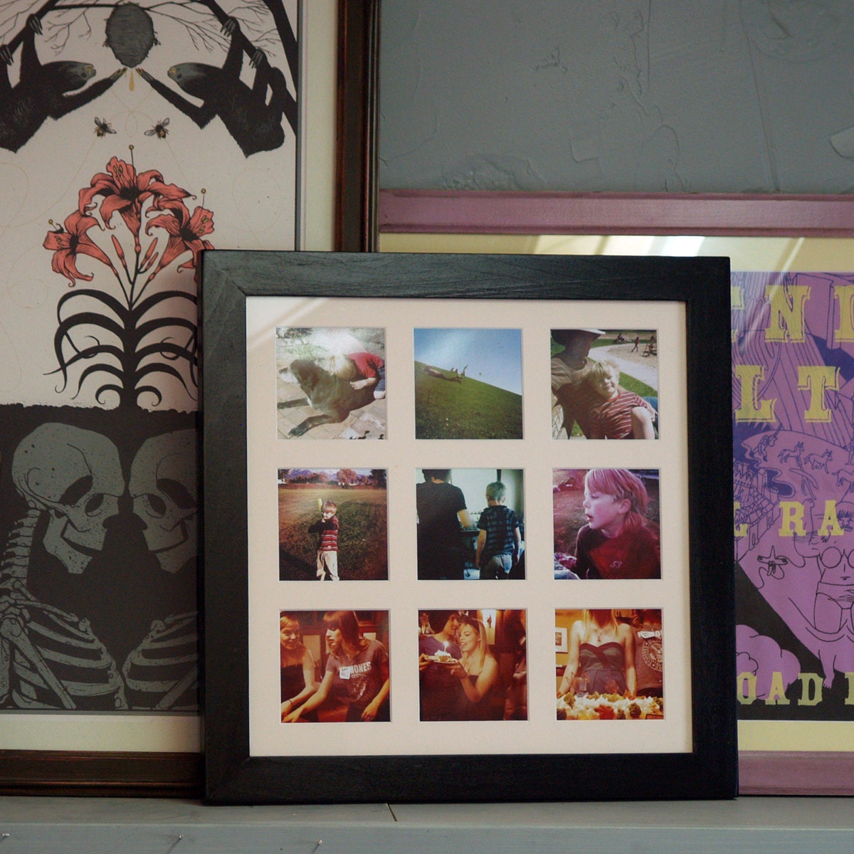 16x16 Picture Frame in 1.5 Standard Style with Mat