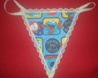 Womens SPONGEBOB BOAT G-String Thong Lingerie Panty Underwear