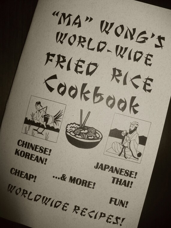 Items similar to Ma Wong's world wide fried rice cookbook filled in ...