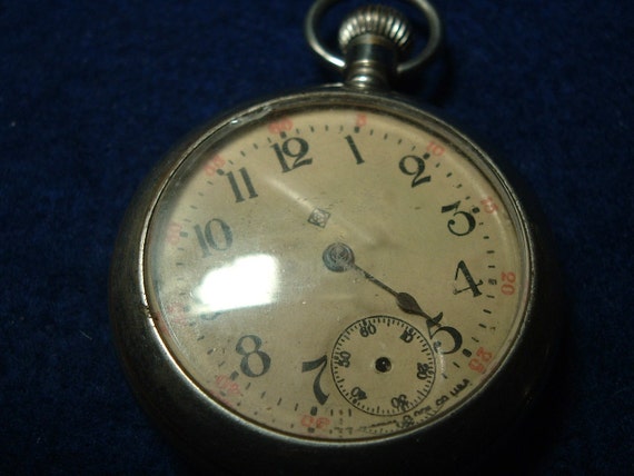 THE ANSONIA CLOCK CO. POCKET WATCH SELLING FOR PARTS NICE