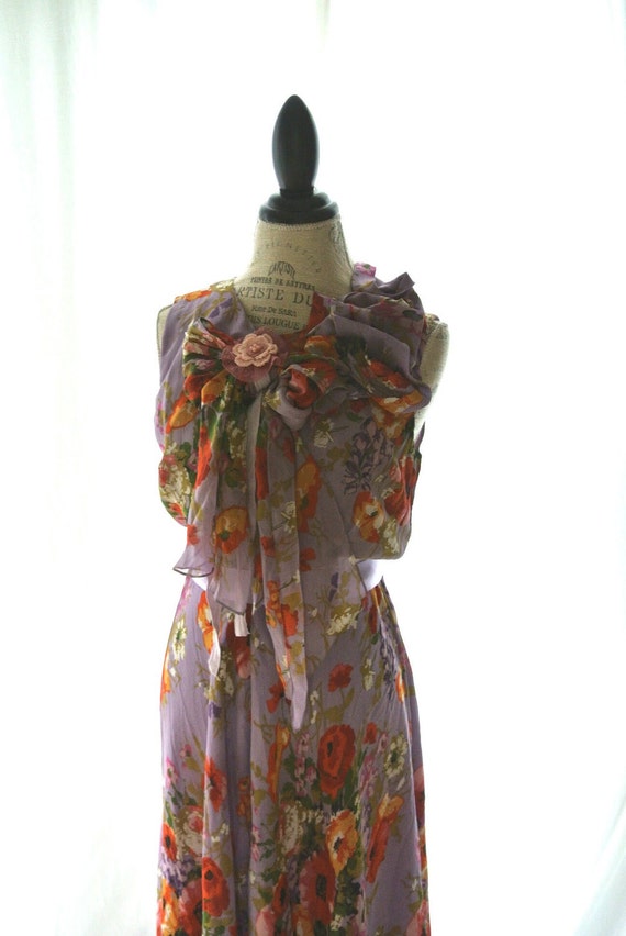 Anthropologie Style Womens Dress French Bow Paris sundress