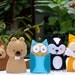Digital Pattern: Woodland Creatures 01 Felt Finger Puppets