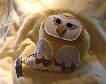 Squeak Grey MOUSE PEEP pillow or stuffed by Northeastcraftworks