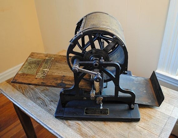 Duplicator Copy Machine Antique early 1900s Rotary Neostyle