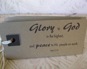 Scripture gift tag | Etsy