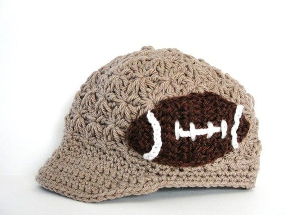Items similar to Football Beanie hat for order on Etsy