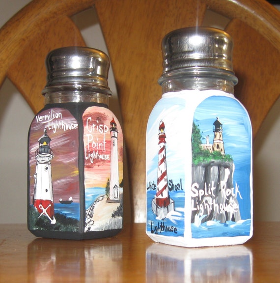 Lighthouse Salt and Pepper Shakers