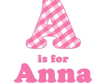 Anna alphabet | Etsy