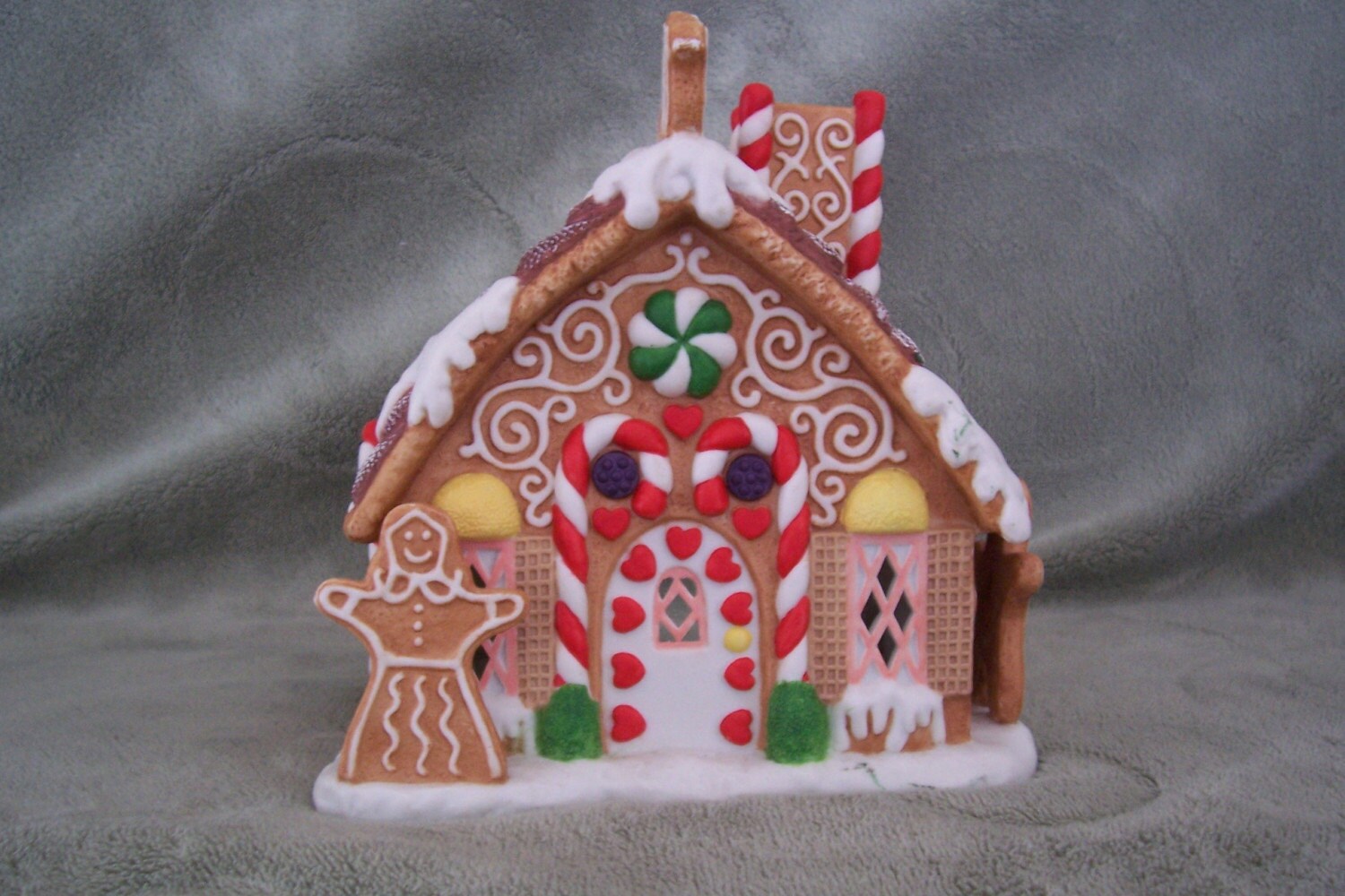 Partylite GINGERBREAD Tealight Candle House