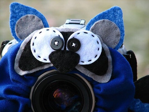 Items similar to custom large RACCOON Lens Pet for your camera on Etsy
