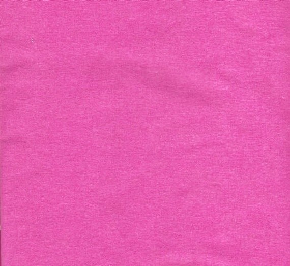 Hot Pink Solid Cotton Fabric By The Yard 45 x 60 Ideal by rosenu2