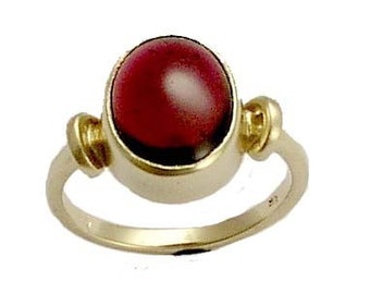 Popular items for red stone ring on Etsy