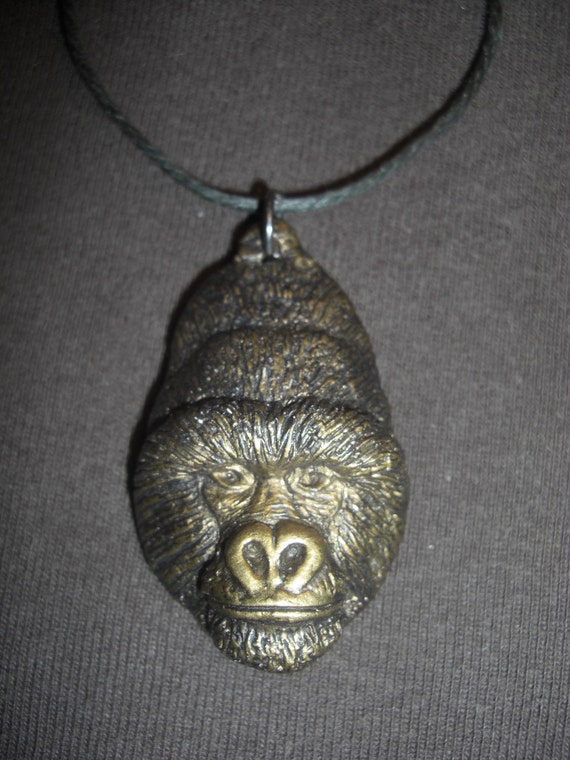 Mountain Gorilla Pendant / Necklace