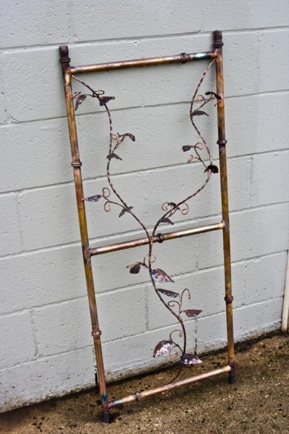 Copper Bamboo Trellis