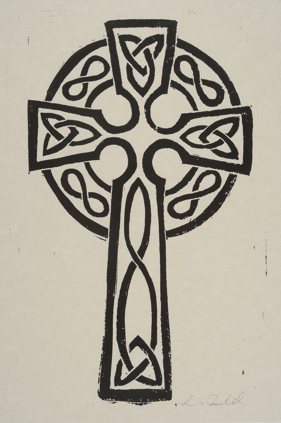 Celtic Infinity Symbol Branch Cross