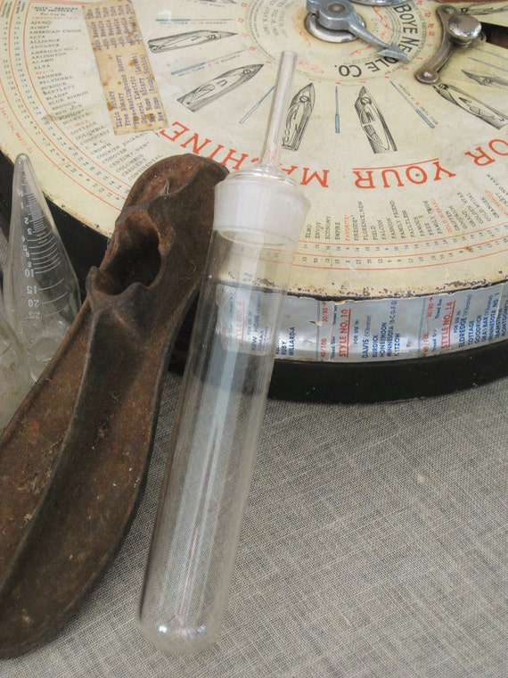 Vintage Large Glass Test Tube Laboratory Glass Science