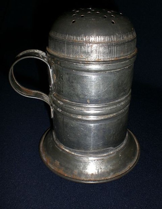 Antique Tin Dredger Shaker Or Muffineer Shaker by Thegoodgranny