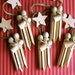 Set of 3 Clothespin Nativity Ornaments by sweetmellyjane on Etsy