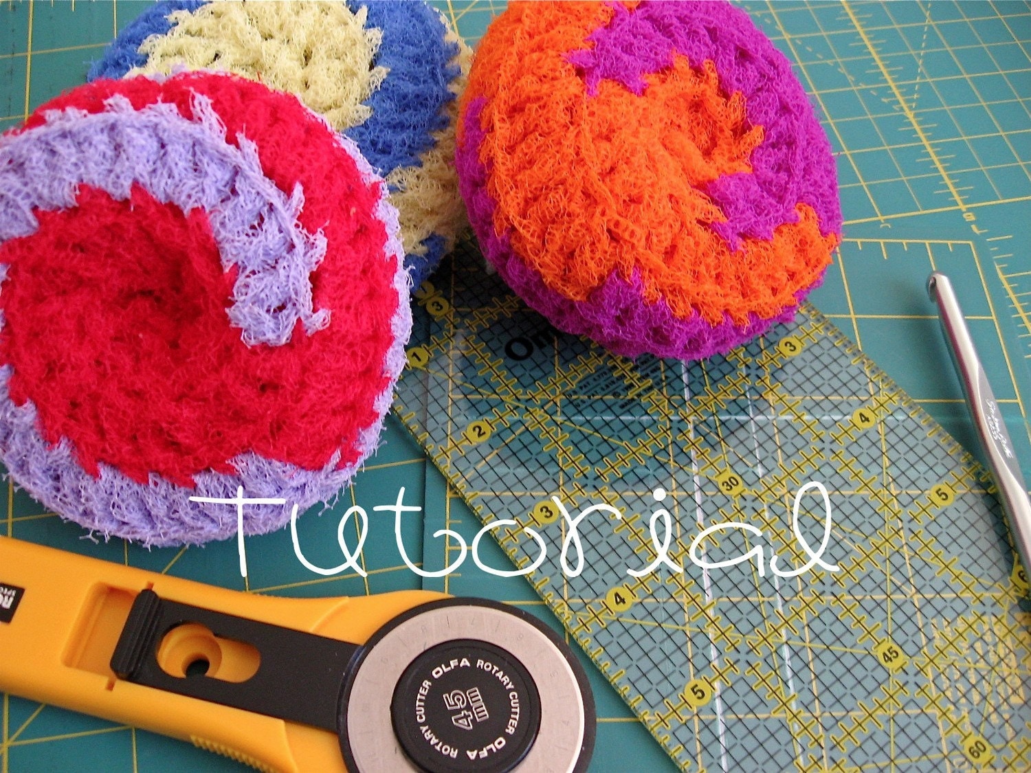 Nylon Net Scrubbies Crochet Pattern