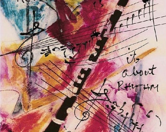 Bassoon Art Print Hand Signed by PlayRestRepeat on Etsy