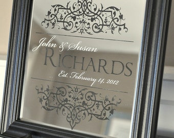 Personalized mirror | Etsy