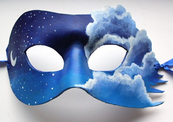 Mask of the Moon Handmade Leather Mask