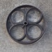 Vintage Cast Iron Wheel / Sphere