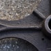 Vintage Cast Iron Wheel / Sphere