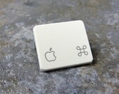 Recycled Apple Mac & PC Computer Keyboard Jewelry by KeyedUp