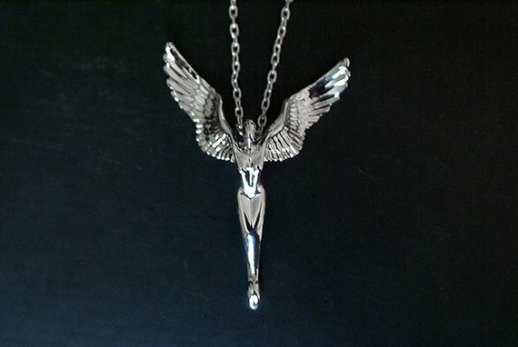 Items similar to Angel Necklace on Etsy