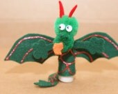 Items similar to Dragon Finger Puppet on Etsy