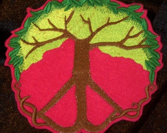 Peace sign patch | Etsy