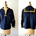 vintage 1915 SAiLOR GiRL nautical middy shirt