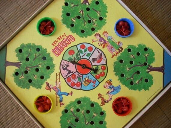 Vintage 60s Game Hi Ho CherryO Childrens Game Great Retro