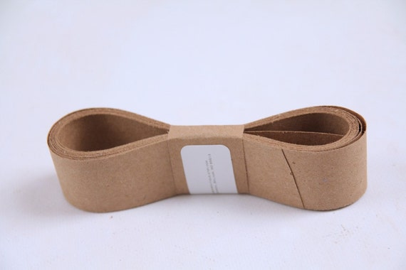 KRAFT 100 Percent Recycled Paper Ribbon 5 Yards by leboxboutique