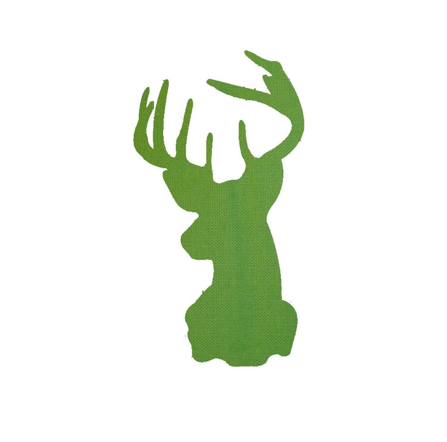Deer Head Applique Template/Pattern with Tutorial PDF in 3