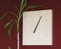 Unique bamboo clock related items | Etsy